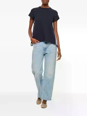 MOTHER The Ditcher Zip Ankle Jeans - Blue