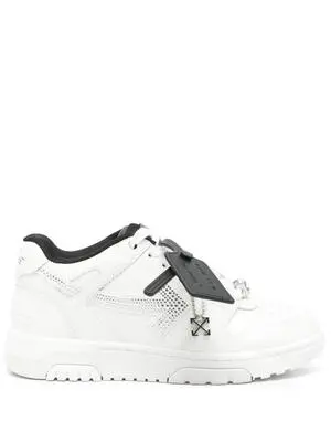 Off-white Perforated Sneakers For Women