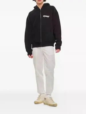 Givenchy World Tour Boxy Fit Hoodie In Fleece