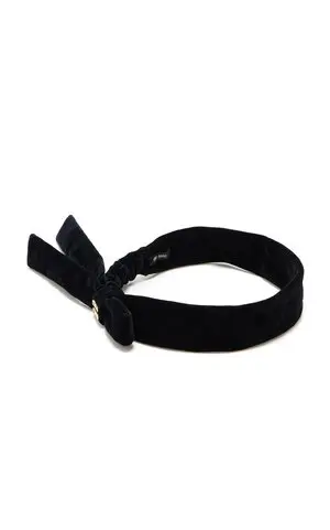 Miu Miu Velvet Headband - Black