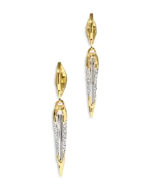 Alexis Bittar Solanales Crystal Spear Earrings