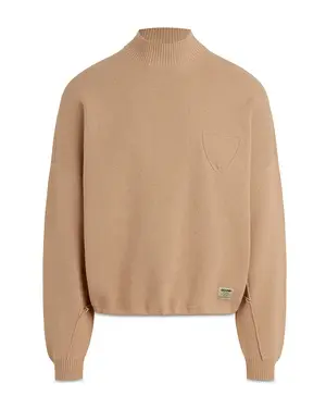 Hudson Jeans Jrue Mock Neck Sweater - Honey