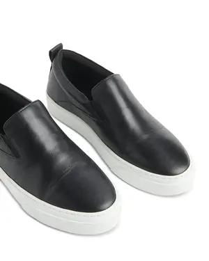 Whistles Kinsley Slip-on Sneakers - Black