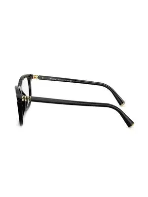 Miu Miu Mu 01wv Glasses - Black