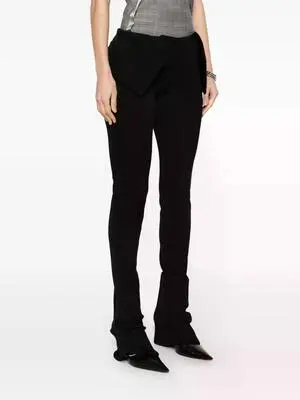 Off-White Belt-detail Slim-fit Trousers