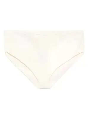 TOM FORD Logo-embroidered Brief - White