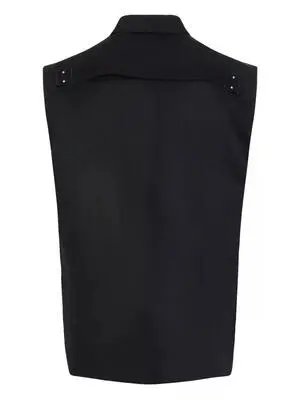 Rick Owens Jumbo Sleeveless Overshirt - Black
