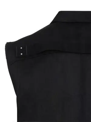 Rick Owens Jumbo Sleeveless Overshirt - Black