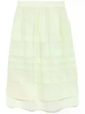 Peserico Ribbed Midi Skirt