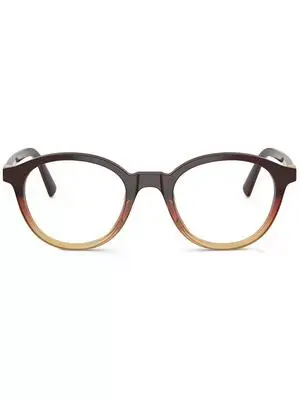 Miu Miu Round-frame Glasses - Brown