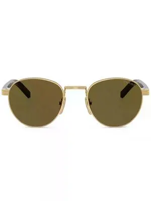 Prada Round-frame Sunglasses - Gold