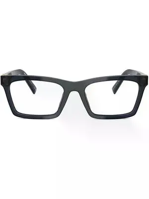 Miu Miu Rectangle-frame Glasses - Blue