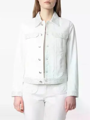 Zadig&Voltaire Kioky Denim Jacket - White