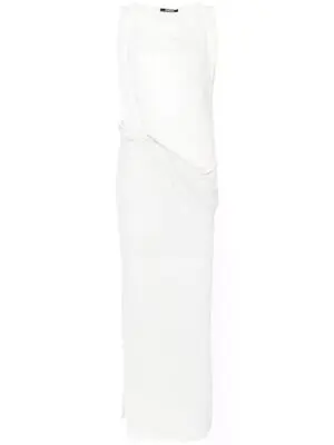 Jacquemus The Peplo Maxi Dress - White