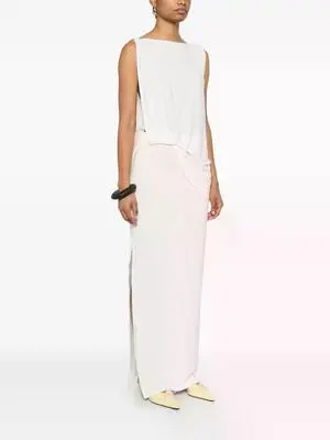 Jacquemus The Peplo Maxi Dress - White