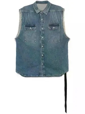 Rick Owens Sl Tommy Jumbo Gilet - Blue