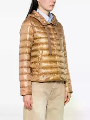 Herno Hooded Puffer Jacket - Brown