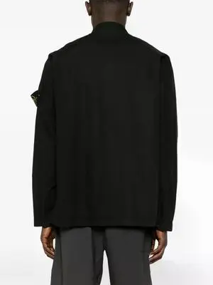 Stone Island Compass-badge Shirt Jacket - Black