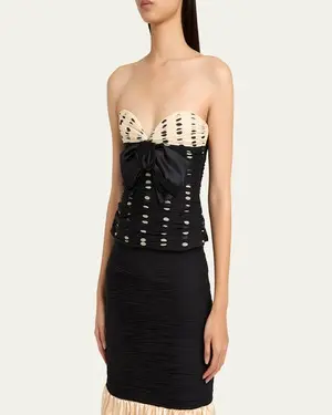 Valentino Garavani Polka Dot Bustier