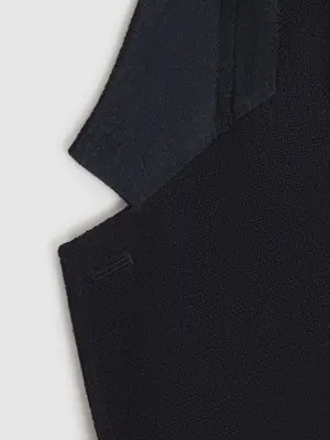 REISS Attire Slim Fit Textured Wool Blend Blazer