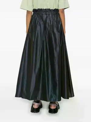 Herno Taffeta Maxi Skirt - Blue