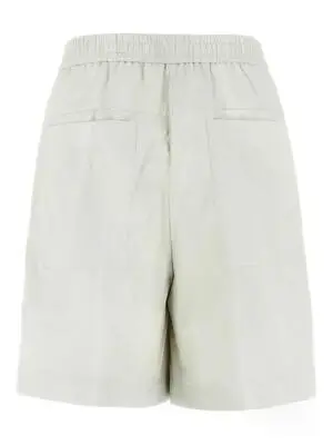 NUDE Leather-effect Bermuda Shorts