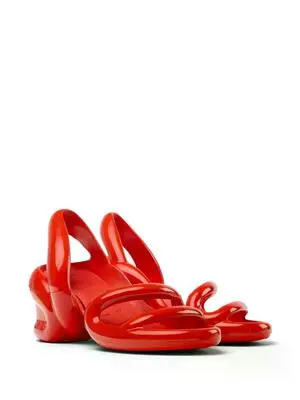 Camper Kobarah High Heel Sandals - Red