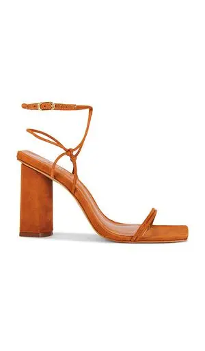 Schutz Orange Block Heels