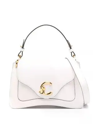 COCCINELLE Small C-me Crossbody Bag - White