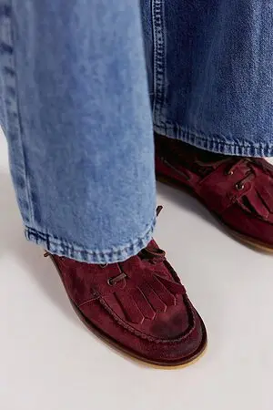 Free People We The Free Benny Boat Shoes - Wine
