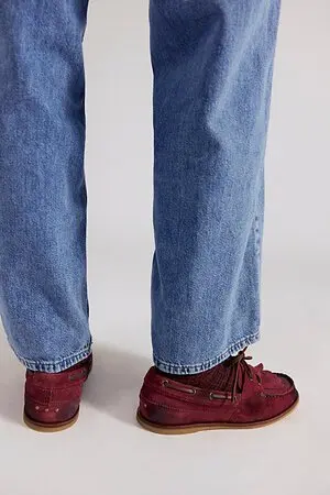 Free People We The Free Benny Boat Shoes - Wine