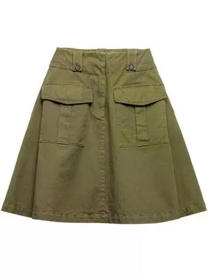 Prada Cotton Midi Skirt