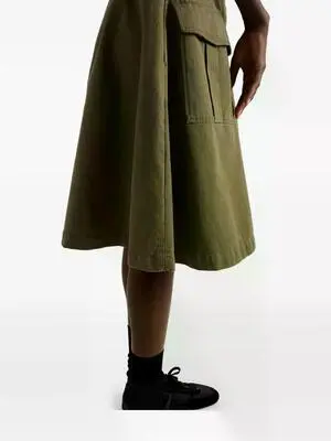 Prada Cotton Midi Skirt