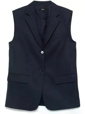 Notched Lapel Vests For Women