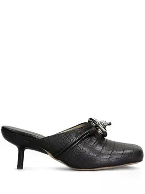 OTTANGE 75mm Leather Mules