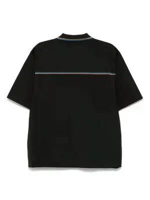 Kolor Striped Polo Shirt - Grey
