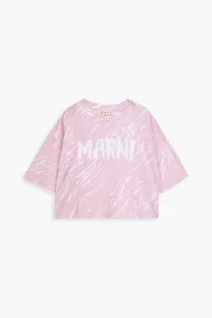 Marni Printed Cotton-jersey T-shirt