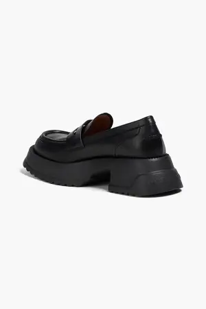 Marni Leather Platform Loafers