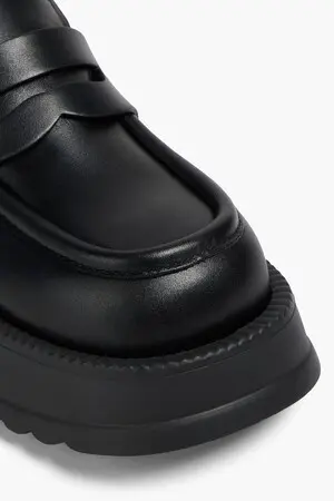 Marni Leather Platform Loafers