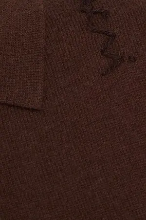 Marni Wool And Cashmere-blend Polo Shirt