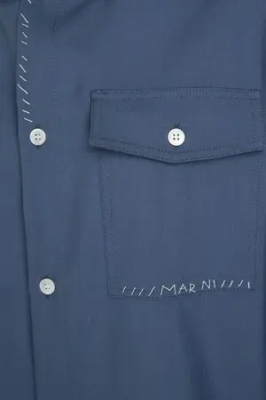 Marni Embroidered Wool Shirt