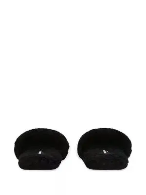 Dolce & Gabbana Logo-embroidered Slippers - Black