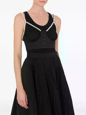 Moschino Pearl-detailing Top