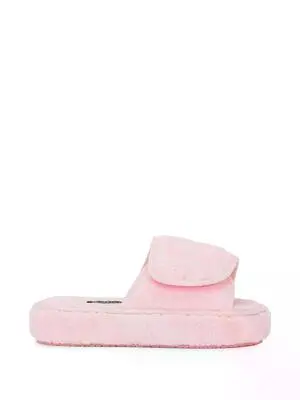 Dolce & Gabbana Logo-embroidered Slippers