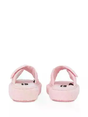 Dolce & Gabbana Logo-embroidered Slippers
