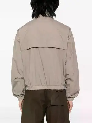 Ami Logo-print Windbreaker - Brown