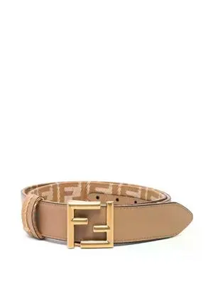 Fendi Ff-buckle Belt - Brown