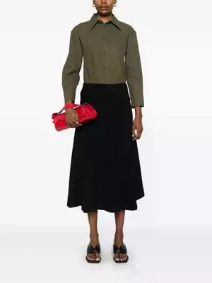 JIL SANDER Flared Midi Skirt
