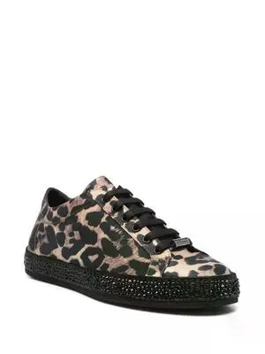 LE SILLA Leopard-print Sneakers