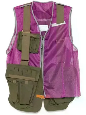 Kolor Zip-up Gilet - Purple